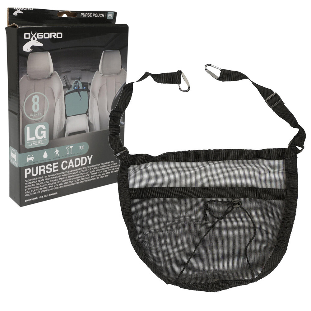 Car Seat Net Front Seat Caddy Organizer Storage Automobile Mesh Purse ...