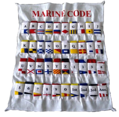 U.S. Navy Signal Code FLAG Set | Set of Total 40 flags | with CASE ...