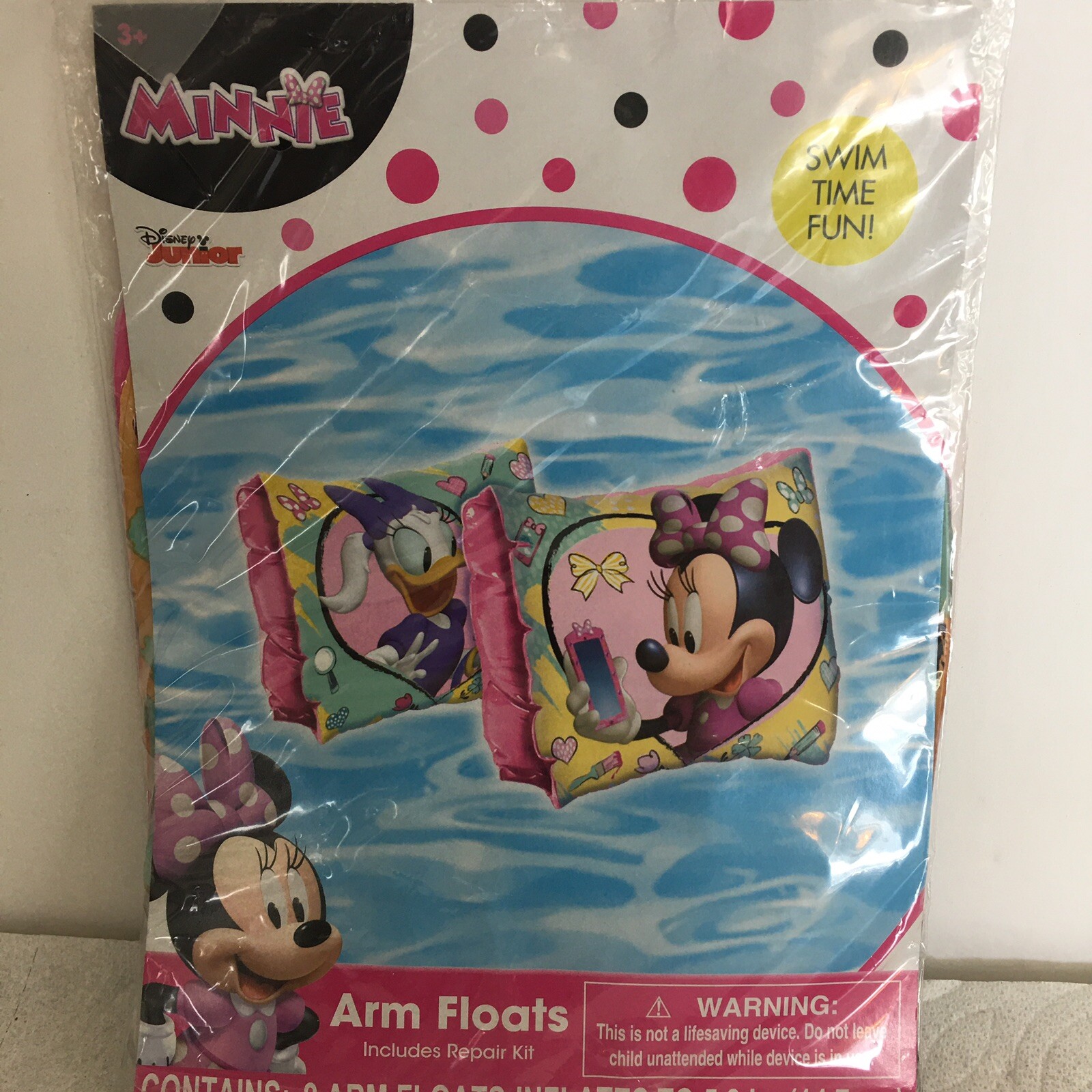 Disney Minnie Mouse Bowtique Kids Girl Swim Wings Arm Bands Floats Pool ...