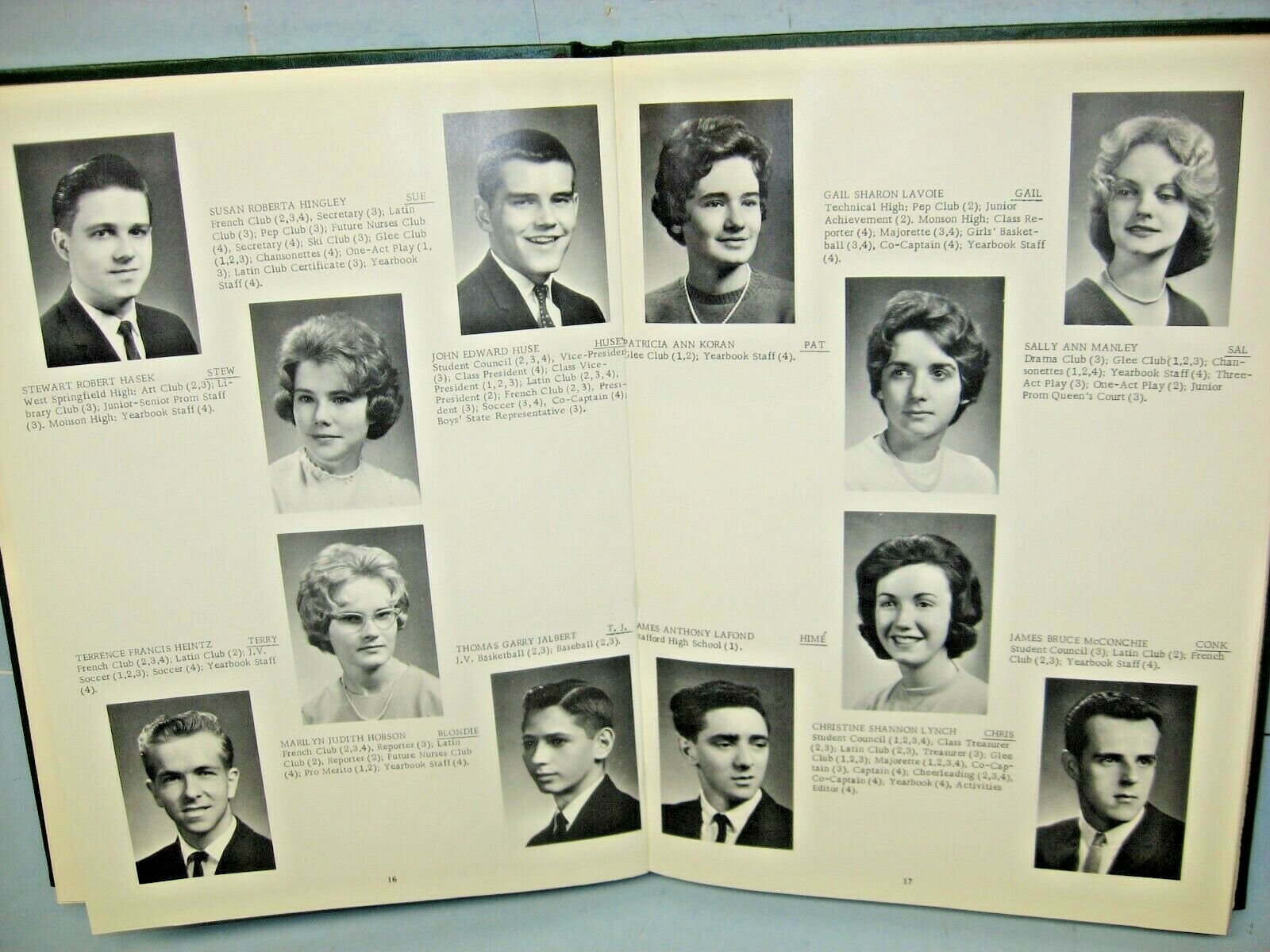 1964 Mustang, Monson High School, Monson, Massachusetts. Yearbook | eBay