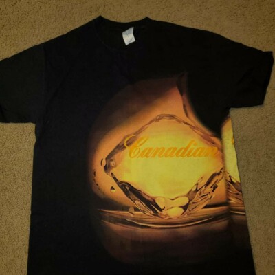 Canadian Club Whiskey Graphic Tee T-shirt - Size L - | eBay