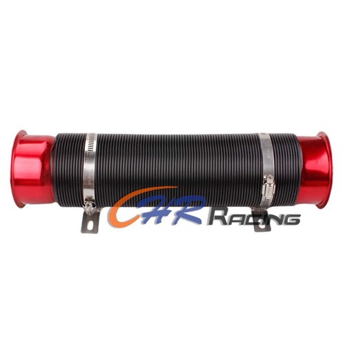 Universal 3'' Flexible Car Cold Air Intake Hose Filter Pipe Telescopic ...
