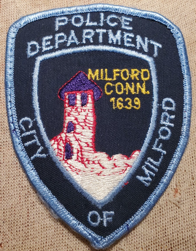 CT City of Milford Connecticut Police Patch | eBay