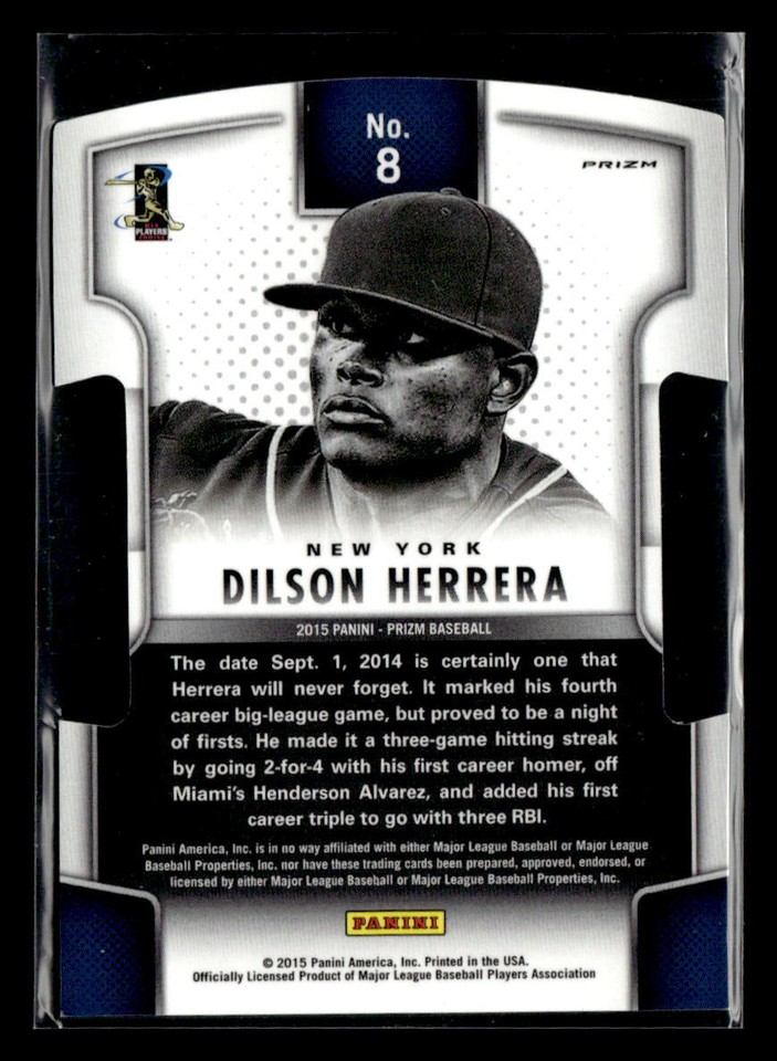 2015 Panini Prizm #8 Dilson Herrera Fresh Faces Prizms card | eBay