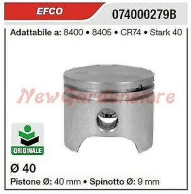 Piston Segments Pin Efco Chainsaw 8400 8405 CR74 Stark 40 074000279B ...