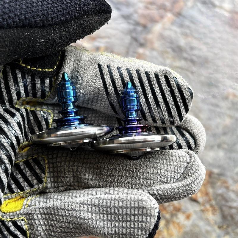 Titanium Stainless Steel Spinning Top Gyroscope Gyro Desktop Fidget Toy ...