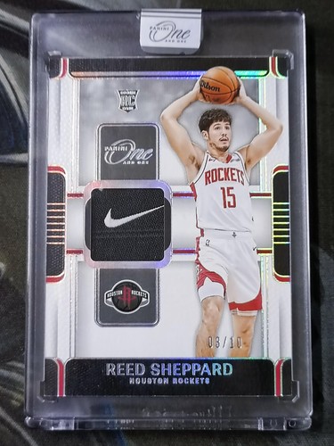2024-25 Panini One And One Reed Sheppard RC Rookie Nike Logo Patch /10 ...
