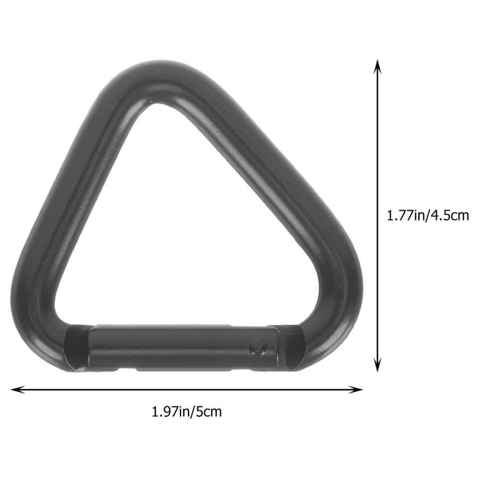 3 Pcs Triangle Carabiner Big Clip Climbing Heavy Duty Large | eBay