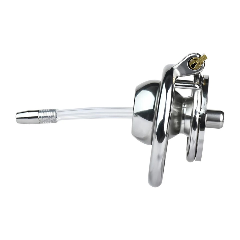 Butterfly Chastity Belt Device Flat Pad Negative Cage Urethra Stainless ...