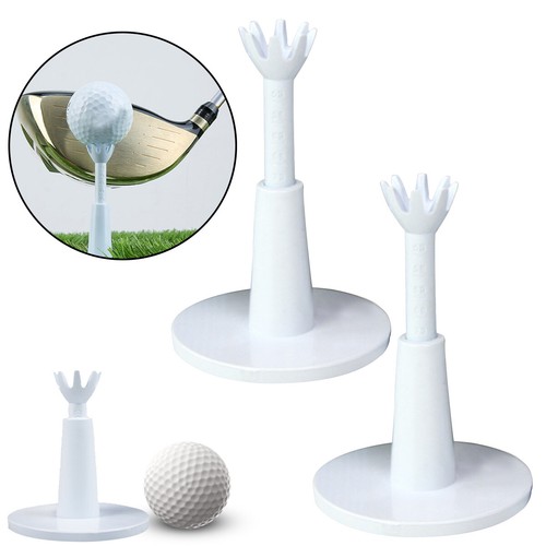 2Pcs Adjustable Golf Ball Holder Tee Training Driving Ranges Practice ...