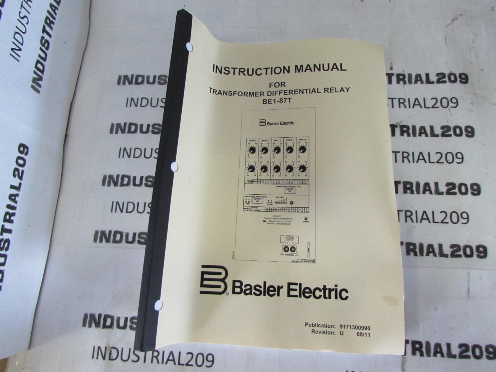 BASLER ELECTRIC TRANSFORMER DIFFERENTIAL RELAY BE1-87T for sale online ...