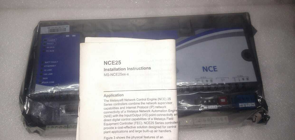 New Johnson Controls NCE MS-NCE2510-0 Metasys 00-10-8D-02-CC-DF ...