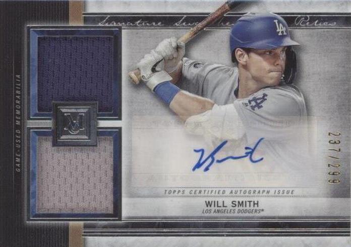 2020 Topps Museum Collection - Signature Swatch Dual Relics Will Smith ...