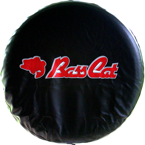 Bass Cat Fishing Boats Spare Tire Cover - UV Proof, Drain Slit, Made in ...