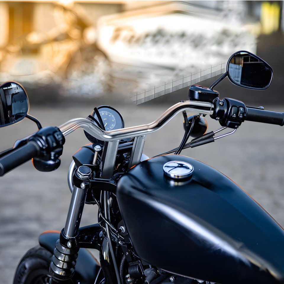 10" 12" 14" 16" MX-T Bars Handlebar For Harley Sportster XL Iron 883 ...
