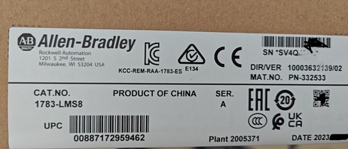 New Sealed 1783-LMS8 Ser A Stratix 2500 8-Port Lightly Managed Ethernet ...