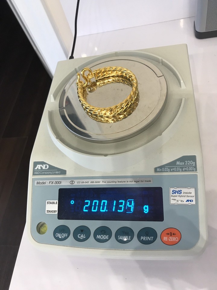 24k Gold Custom Double Cuban Link 200 Gram Bracelet | eBay