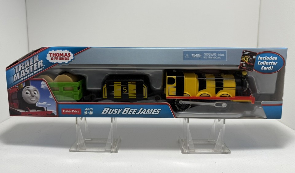 Fisher-Price Thomas and Friends Trackmaster Busy Bee James Train Set ...