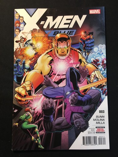 X MEN BLUE 3 Art Adams Cover V 1 Juggernaut Daken Marvel Girl Gambit ...