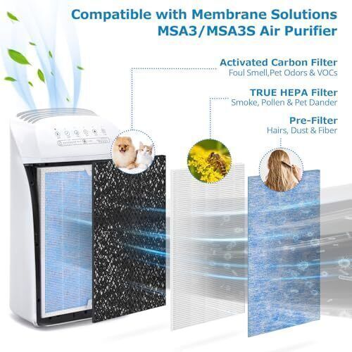 High-Efficiency True HEPA Filter for MSA3/MSA | eBay