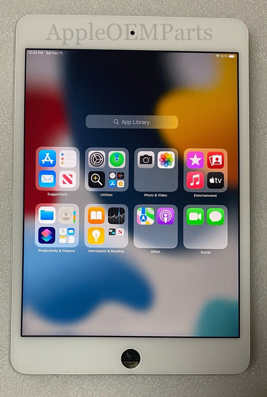 WHITE 100% OEM Original Apple iPad Mini 4 Display Sensor A1538 A1550 | eBay