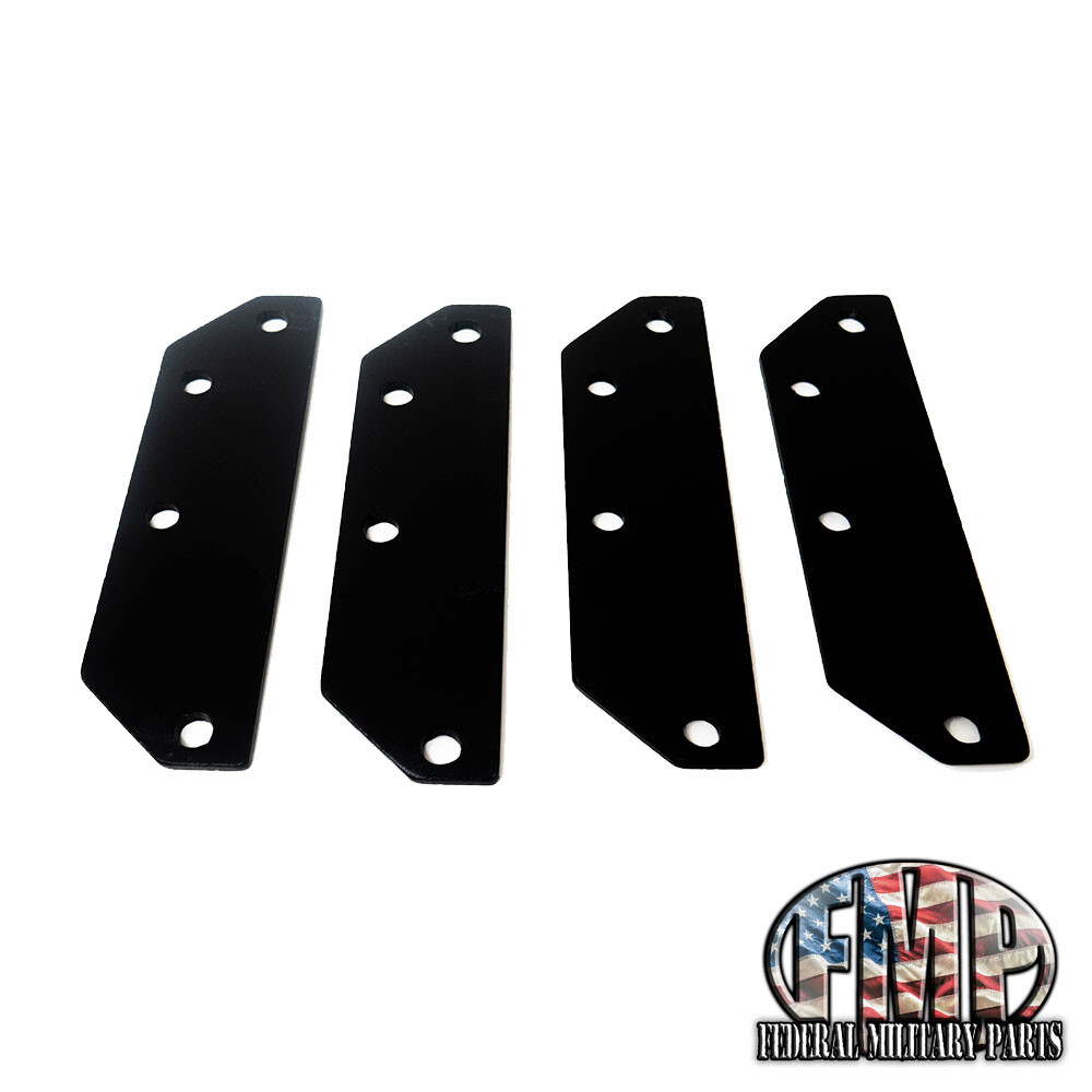 4 MILITARY X-DOOR Rotary Latch Spacer BLACK Plate lock 5584299 fits ...