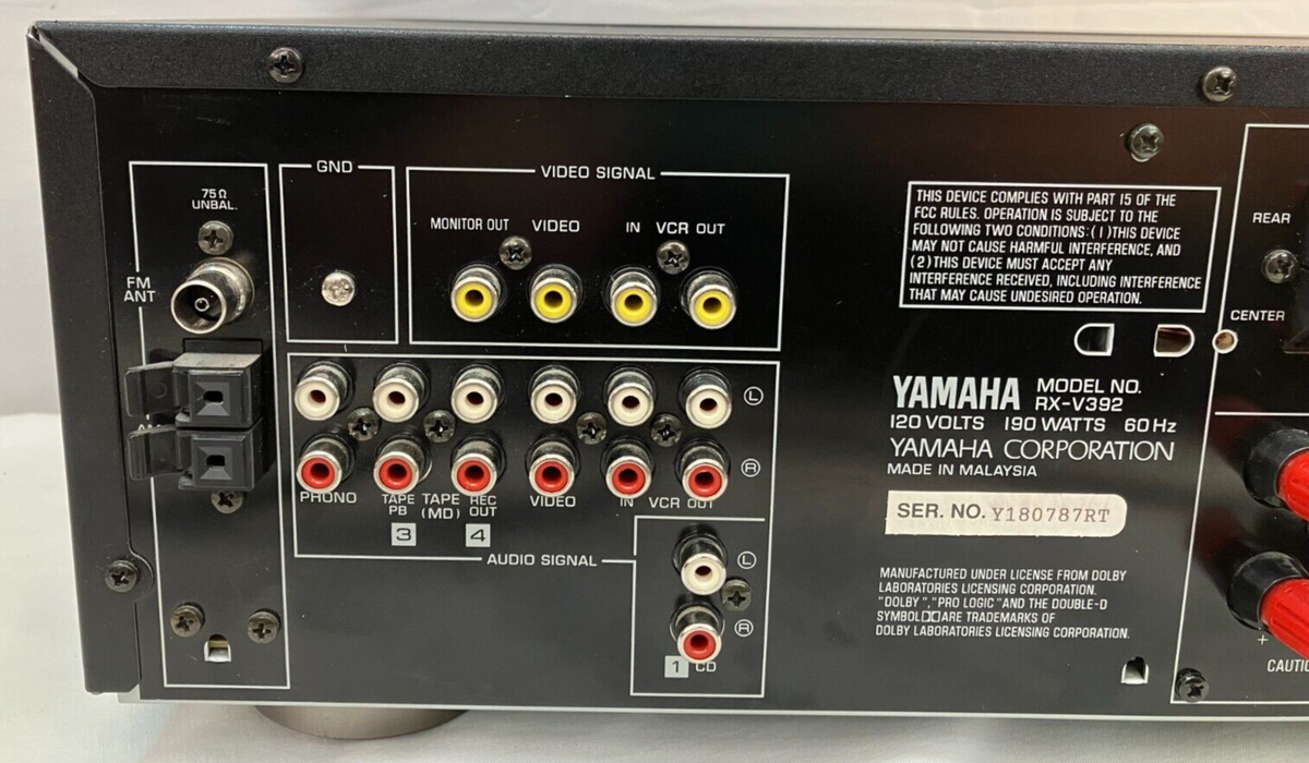 Yamaha Rx V392rds Prix De Rome