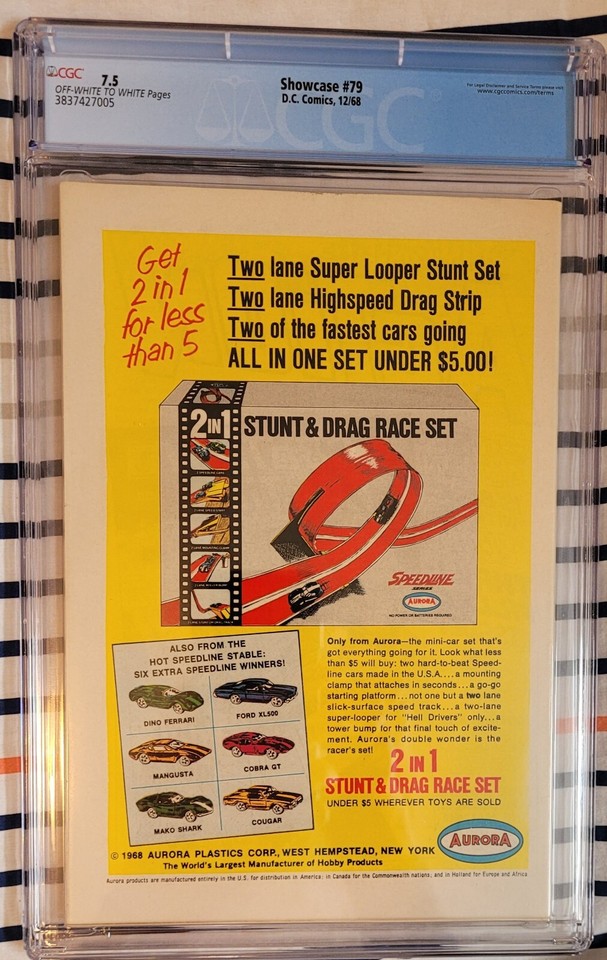 Showcase #79 CGC 7.5 KEY ISSUE 1st Dolphin 1968 DC Comics | eBay