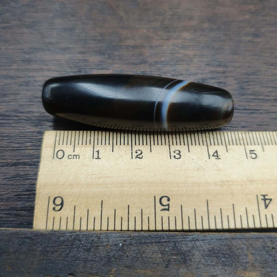 Antique Yemeni Collectible Agate Bead Natural Pattern Banded Agate -46 ...