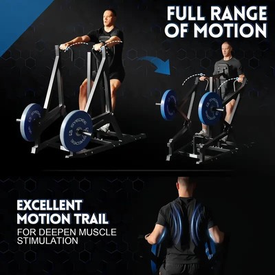 Seated Row Machine, Plate Loaded Back Machines Home Gym Back Row ...