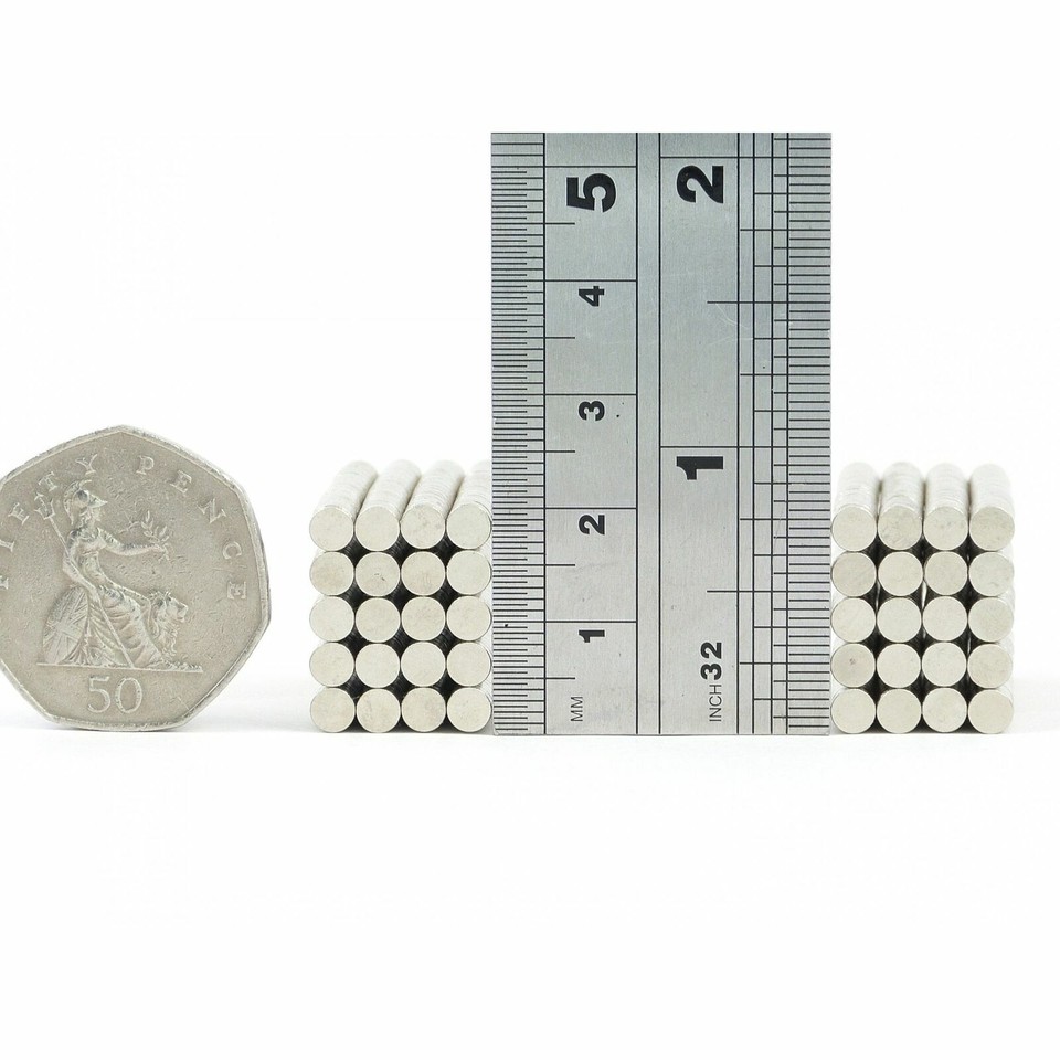 N52 10mm x 1.5mm strong Neodymium disk magnets craft DIY MRO cheap Var ...
