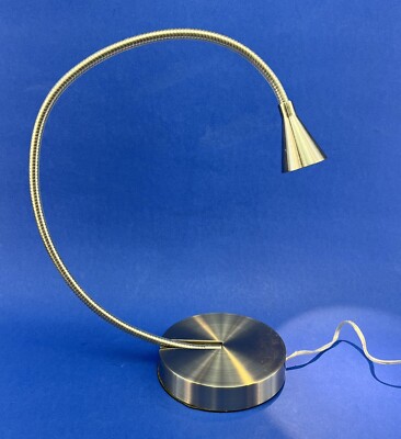 IKEA TIVED Stainless Steel LED Work Desk Lamp Adjustable Flexible Light ...