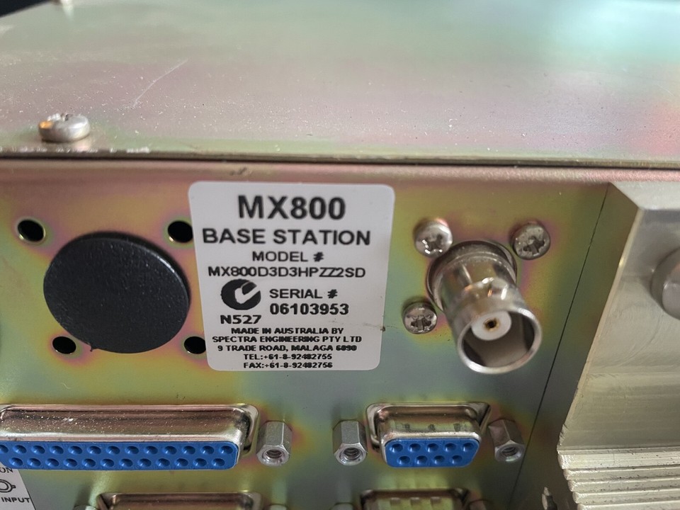 SPECTRA ENGINEERING Model MX800 Base Station | eBay