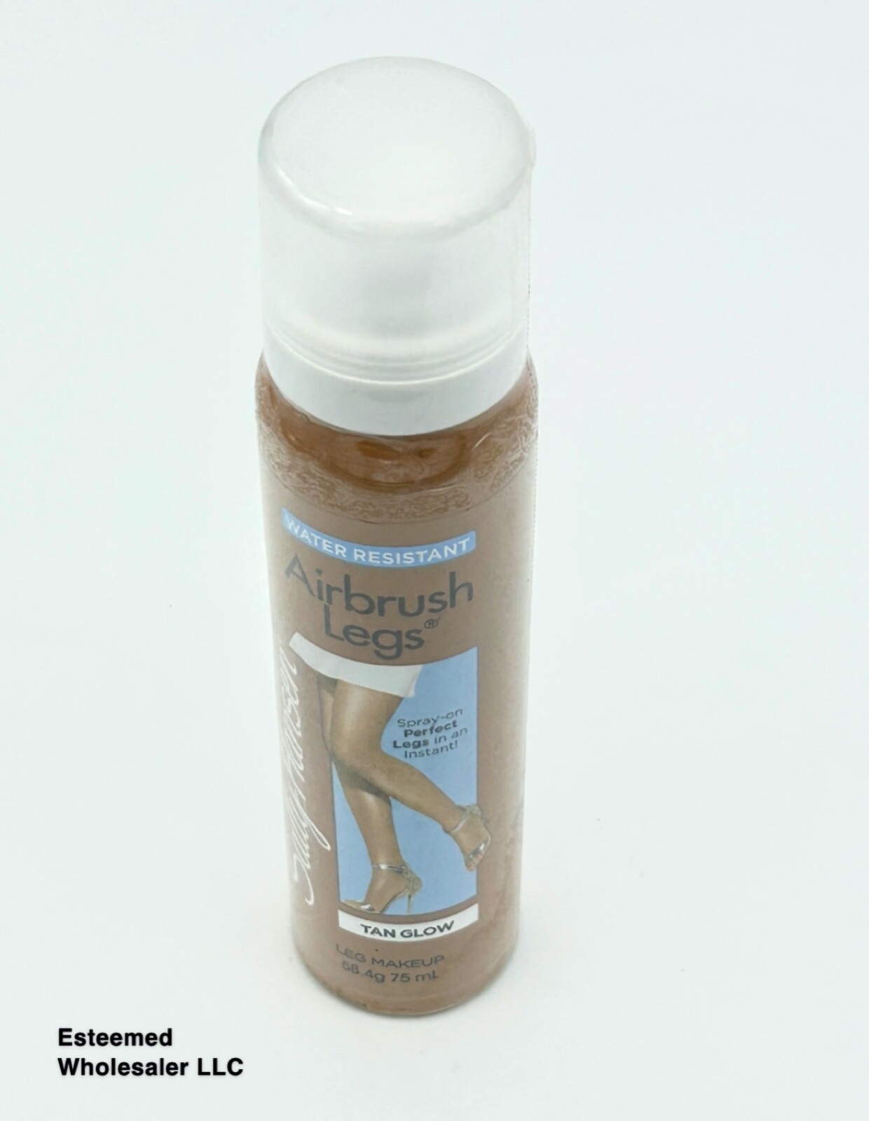 SALLY HANSEN Water Resistant Airbrush Legs Tan Glow Leg Makeup 2.5oz w ...