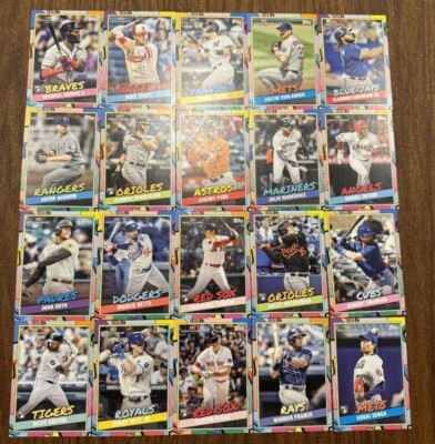 2023 Topps 582 Montgomery Club Complete Set #1 - 20 Cards Gunnar ...