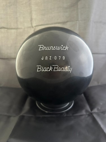 Vintage 1976 Brunswick Black Beauty Bowling Ball Undrilled with ...
