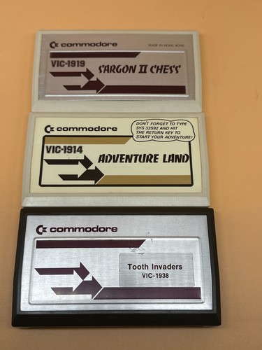 COMMODORE GAMES: Tooth Invaders, Adventure Land, Sargon II Chess ...