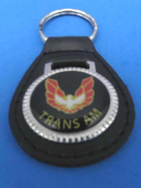PONTIAC TRANS AM LEATHER KEYCHAIN KEY CHAIN RING FOB #031 RED | eBay