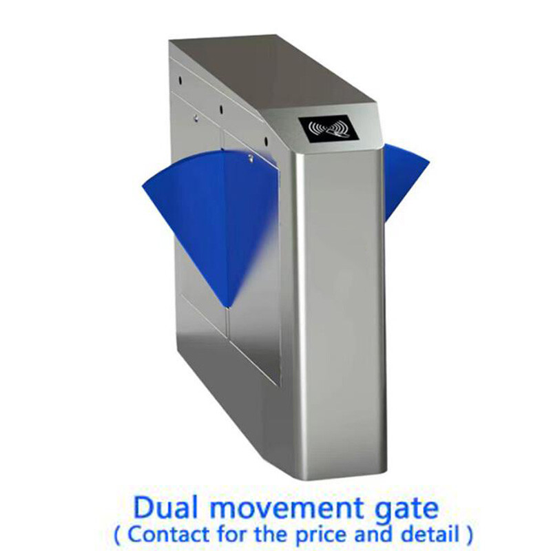 304 Stainless Access Control Auto Swing Gate Safety Door Turnstile ...