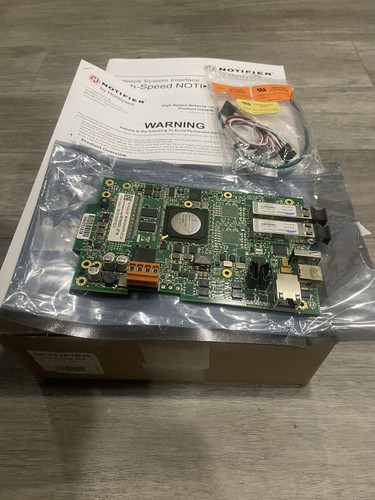 NOTIFIER HS-NCM-SF HIGH-SPEED NETWORK COMMUNICATIONS MODULE SINGLE-MODE ...