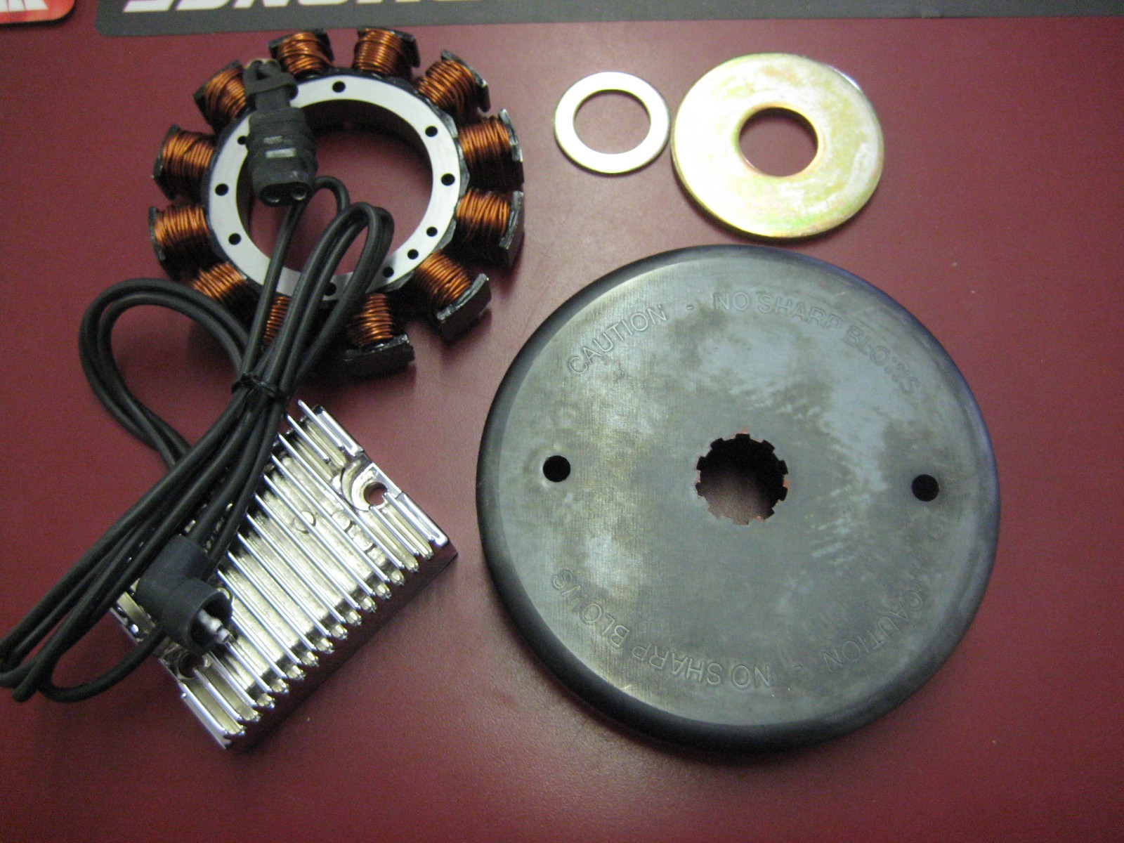 HARLEY STATOR ROTOR ALTERNATOR KIT 32 AMP 70-99 EVOLUTION BT SHOVELHEAD ...