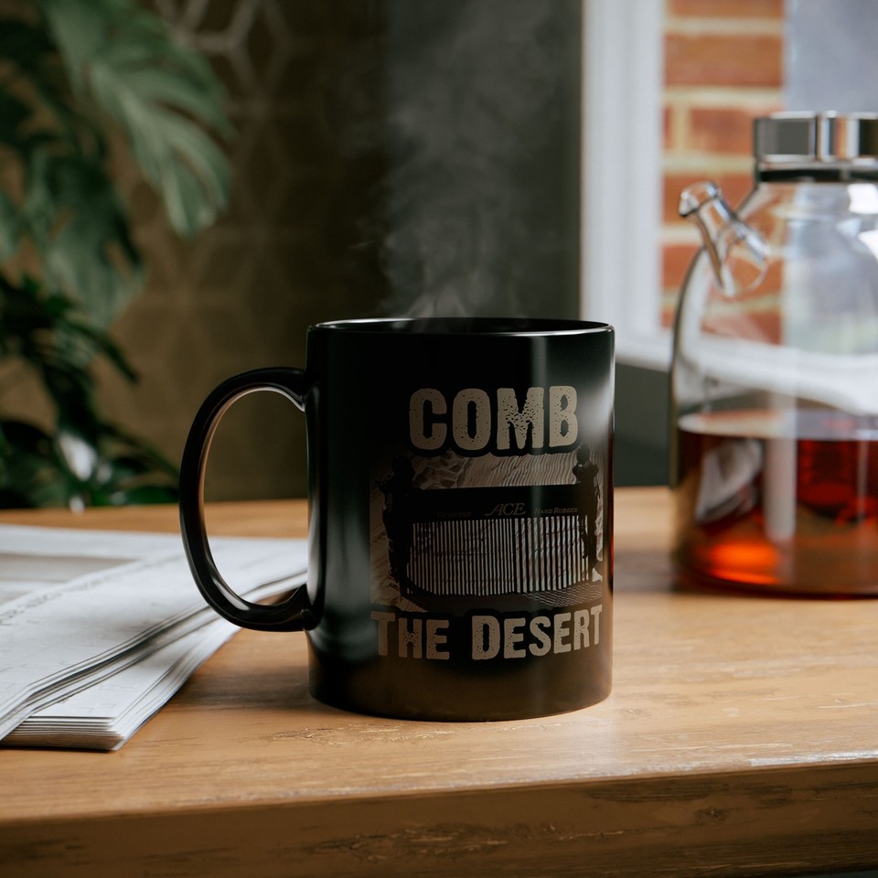 Comb The Desert Funny Space 11 oz Black Coffee Mug | eBay