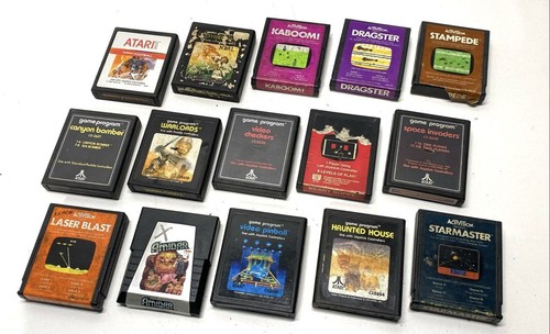 Assorted Lot of 15 Vintage Atari 2600 Game Cartridges | eBay