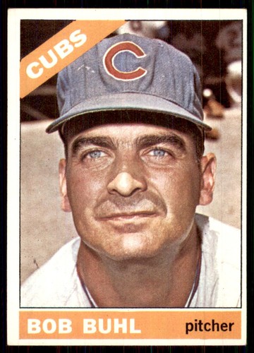 1966 Topps #185 Bob Buhl Chicago Cubs | eBay