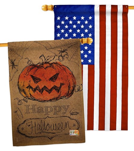 American Flags for Outside 3x5 Burlap Banner Pack Room Door Outdoor ...