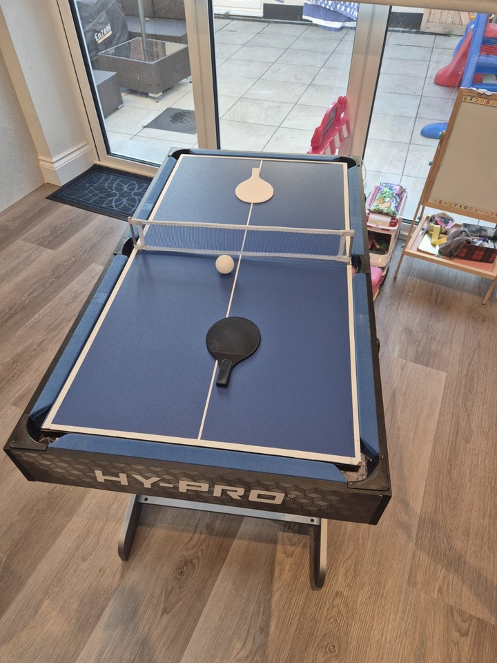 Hy-Pro 8 in 1 Folding Multi Games Table | Football Pool Table Tennis ...