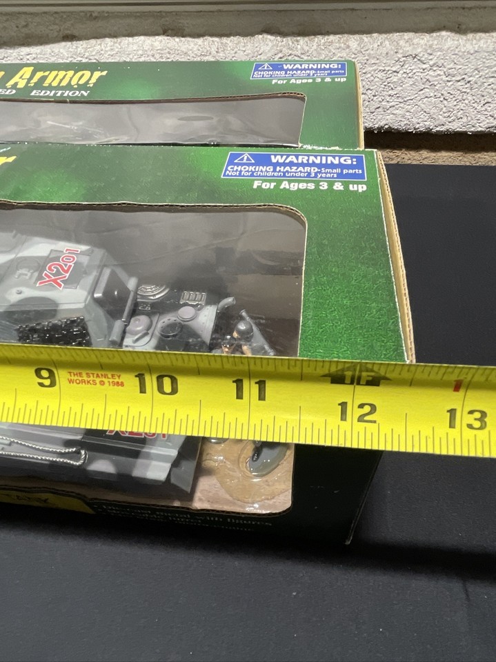 Modern Armor Battery Operated Tank Lot Sherman M4A3 And King Tiger ...