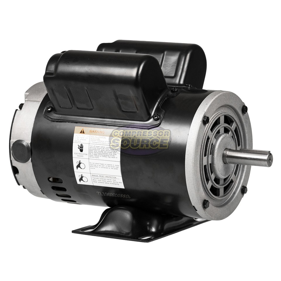 3/4 HP Electric Motor 56 Frame 1750 RPM Single Phase 115/230V 5/8 ...
