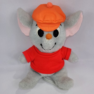 Walt Disney The Rescuers Bernard Mouse Plush 14" Vintage 1970s Stuffed ...