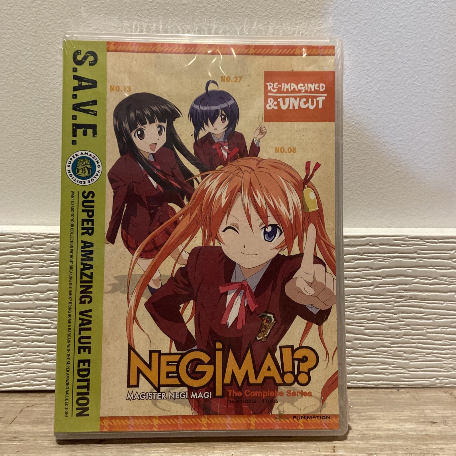 Negima: The Complete Series -DVD, 2011, 4-Disc Set, S.A.V.E ...